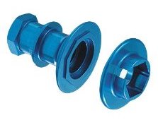 Square SFC-119B - Alum Diff Housing Blue (Tamiya F103) - Jethobby