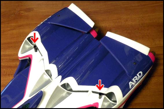 Chevron RCP034 - 2mm Carbon Graphite Wide Body Mount (Tamiya F103 / F104) - Jethobby